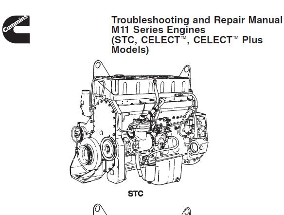 Cummins M11 Series Engine (STC, CELECT™, CELECT™ Plus Models ...