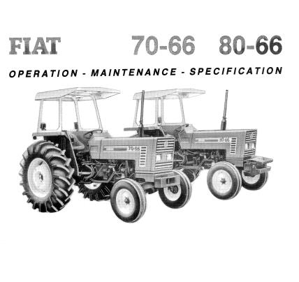 021 FiatTrattori FIAT 70-66 , 80- 66 Tractor Operator’s Manual ...
