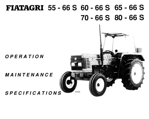 034 FiatTrattori FIAT 55-66S, 60-66S, 65-66S, 70-66S, 80-66S Tractor ...