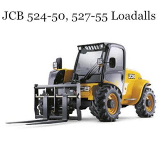JCB 524-50, 527-55 Loadalls Operator’s Manual (from Serial Numbers ...