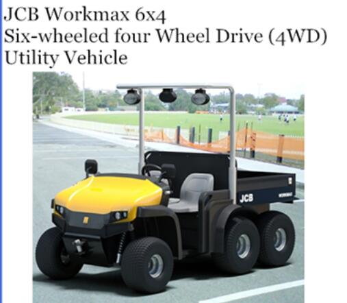 JCB Workmax 6×4 Six-wheeled four Wheel Drive (4WD) Utility Vehicle ...