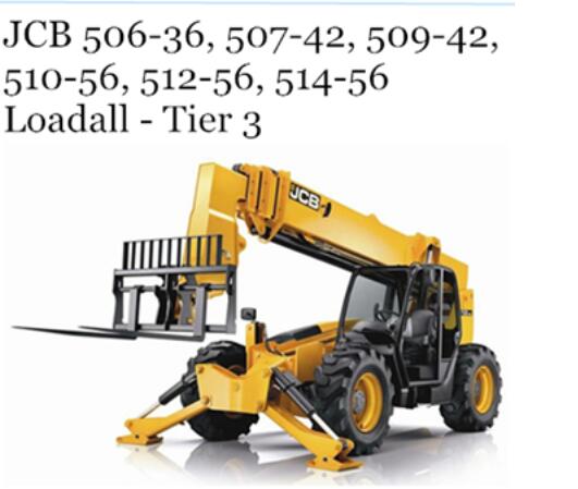 JCB 506-36, 507-42, 509-42, 510-56, 512-56, 514-56 Loadall – Tier 3 ...
