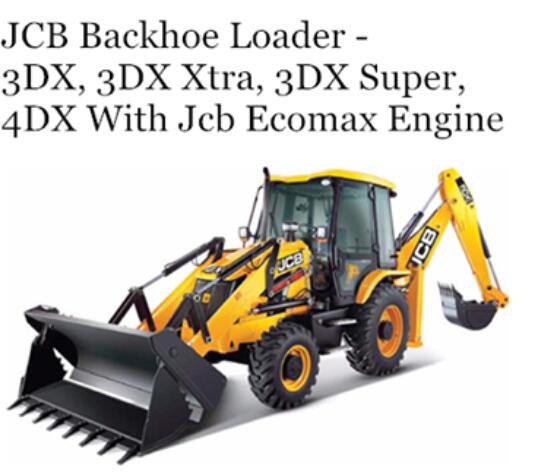 384 JCB Backhoe Loader – 3DX, 3DX Xtra, 3DX Super, 4DX With Jcb Ecomax ...
