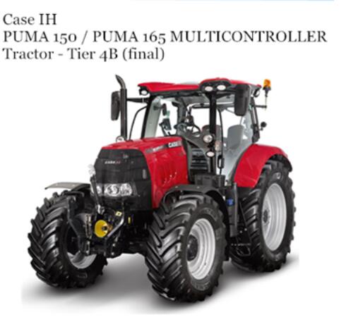 354 Case IH PUMA 150 PUMA 165 MULTICONTROLLER Tractor – Tier 4B (final ...