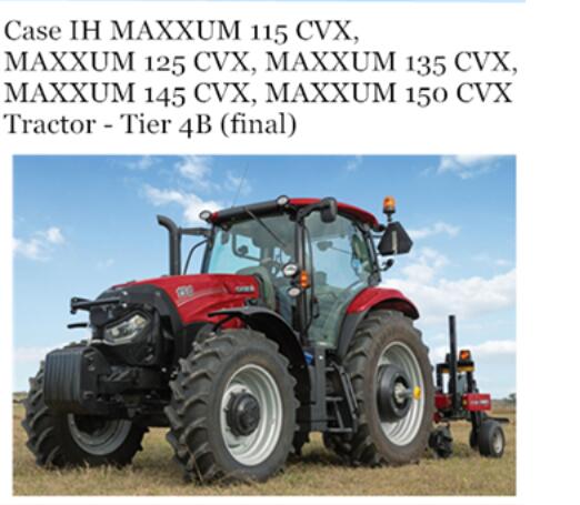 395 Case IH MAXXUM 115 CVX, MAXXUM 125 CVX, MAXXUM 135 CVX, MAXXUM 145 ...