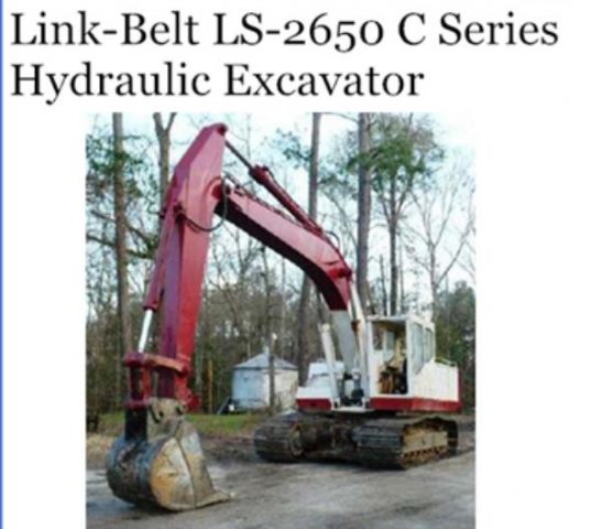 Link-Belt LS-2650 C Series Hydraulic Excavator Hydraulic & Electrical ...