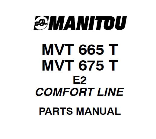 Manitou MVT 665 T， MVT 675 T FORKLIFT Parts Manual | Service Repair ...