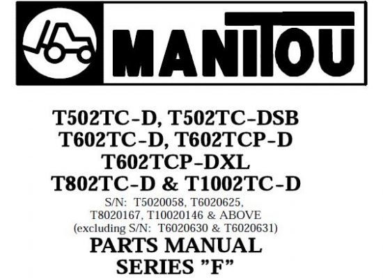 Manitou | Service Repair Manuals PDF