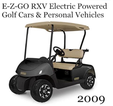 E-Z-GO RXV Electric Powered Golf Cars & Personal Vehicles Service ...